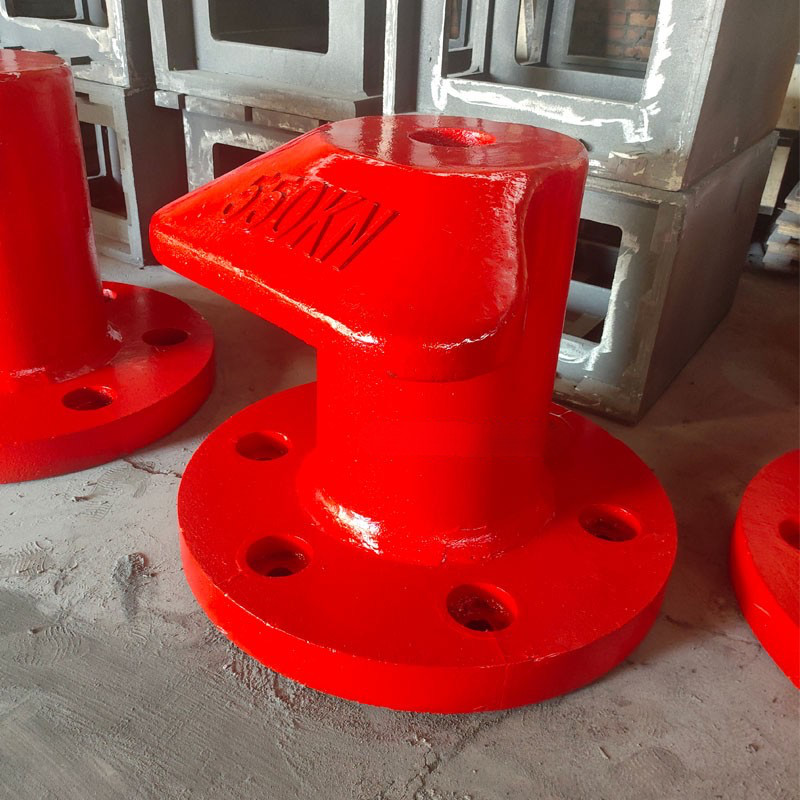 550KN T Type Pier Bollards Single Bitt Bollard Đèn đan cho thiết bị hải ...