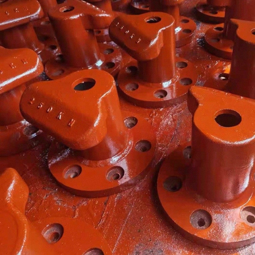250KN T Head Cast Iron Cast Bollard Pier Bollards Galvanized For Marine ...