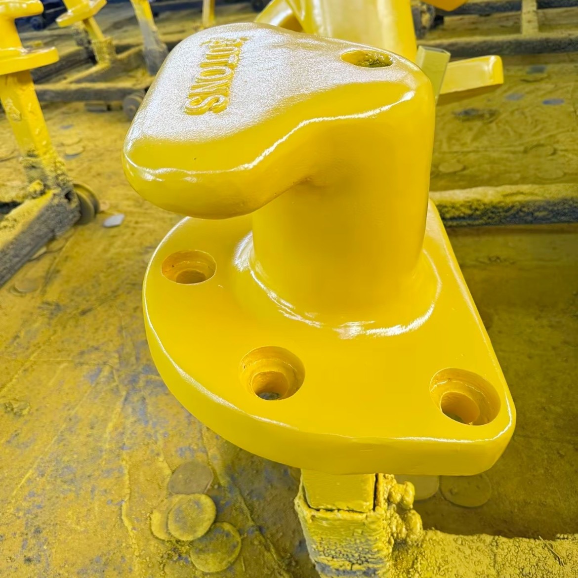 30T Tee Type Cast Iron HT200 Boat Bollard Boat Deck Bollards Polished ...