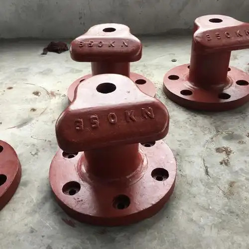 350KN T Type Cast Steel Small Boat Bollards Single Bitt Bollard ...