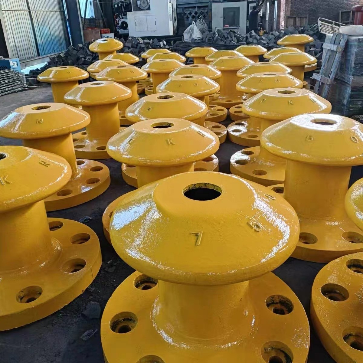 750KN Pillar Cast Iron HT200 Ship'S Bollard Port Bollard Polished Dock ...