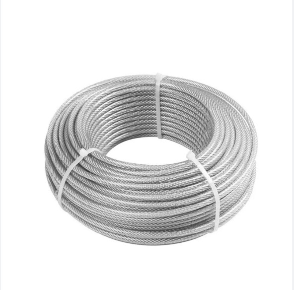 20mm 6*19 steel core Galvanized Triple-strand twisted steel wire rope ...